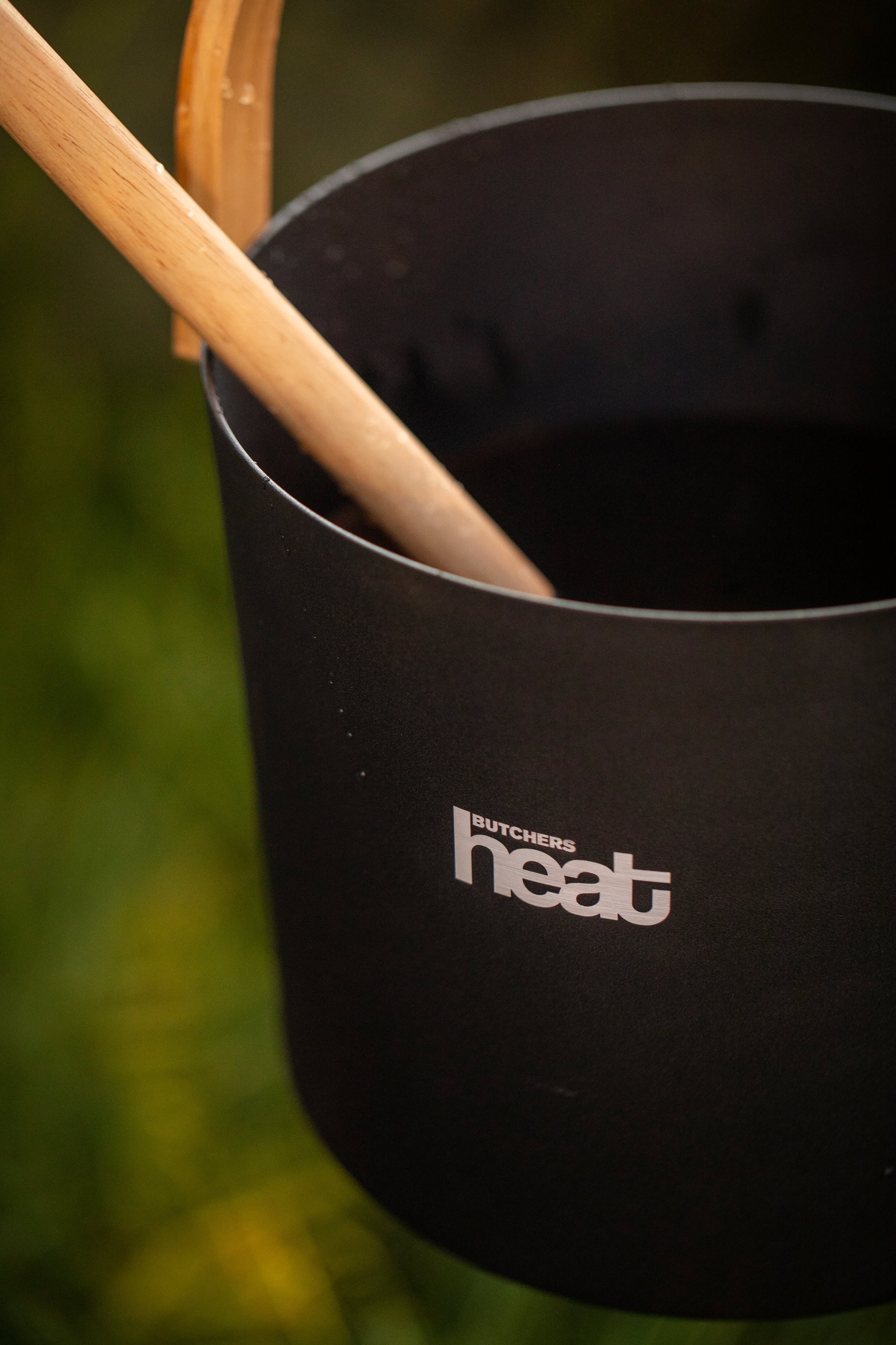 Sauna Bucket and Ladle Set – Butchers Heat